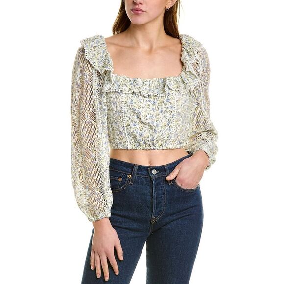 LoveShackFancy | Tops | Loveshackfancy Womens Dorabella Crop Top | Poshmark